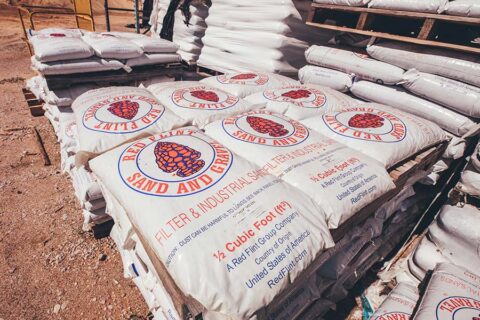 Sports Products - Red Flint Sand and Gravel