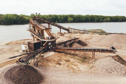 Sand Filtration Media - Red Flint Sand and Gravel